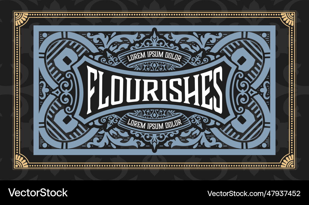 Western card with vintage style Royalty Free Vector Image