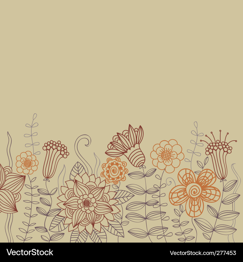 Floral Pattern Background Royalty Free Vector Image