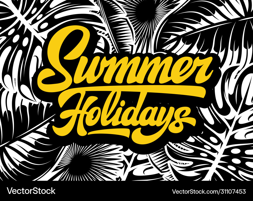 Template with calligraphic inscription Royalty Free Vector