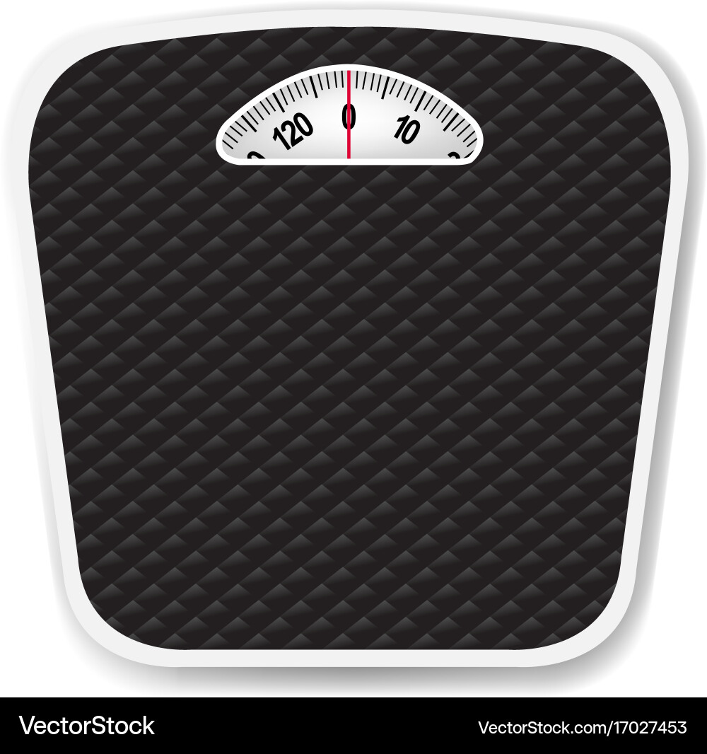 Weight scale Royalty Free Vector Image - VectorStock