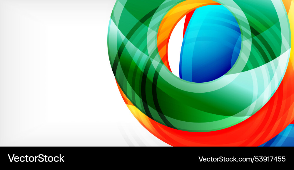 Circles round elements ring shapes premium Vector Image