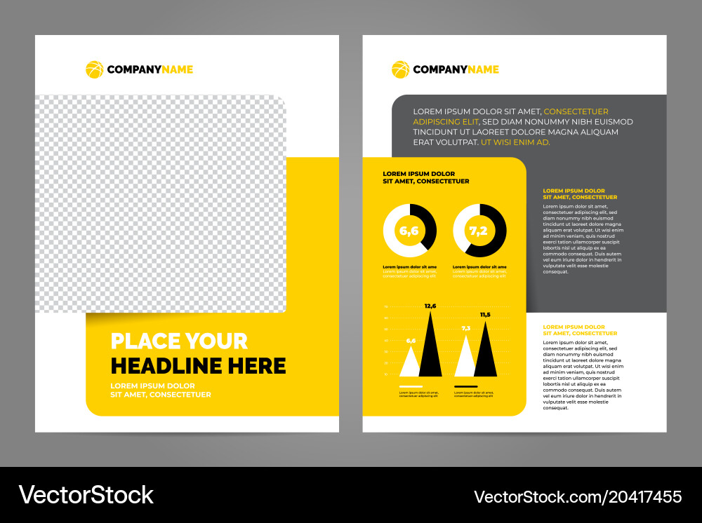 Layout template design Royalty Free Vector Image