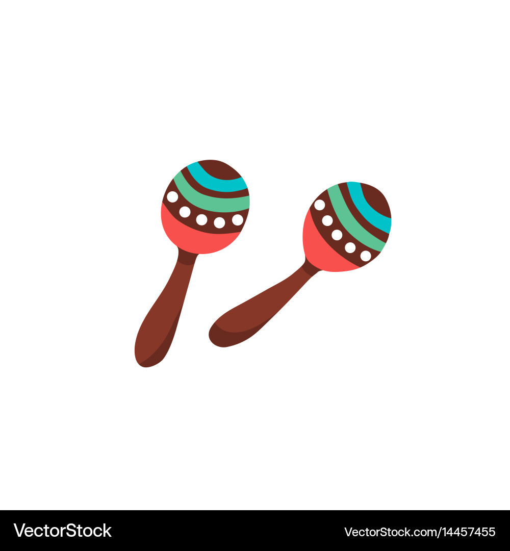 Maracas icon Royalty Free Vector Image - VectorStock