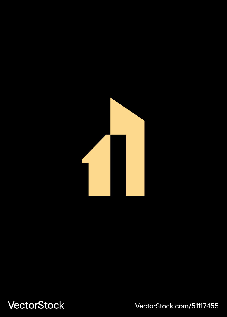 One building logo Royalty Free Vector Image - VectorStock