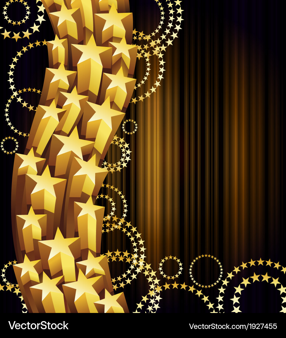 Star flow Royalty Free Vector Image - VectorStock