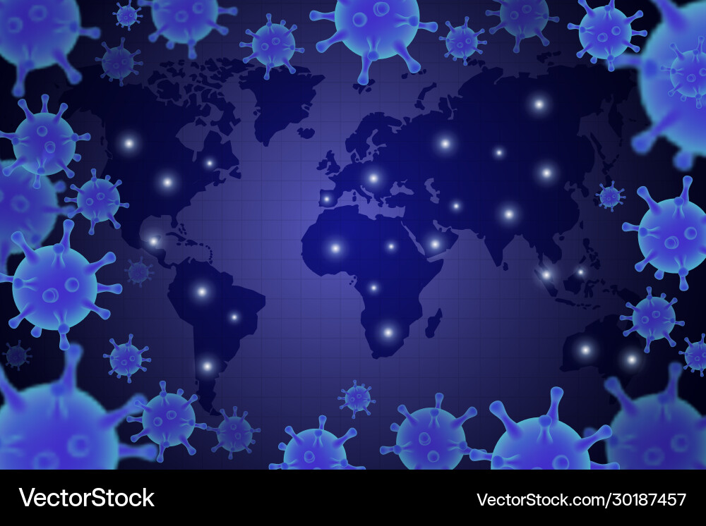 Coronavirus Epidemic Poster Royalty Free Vector Image