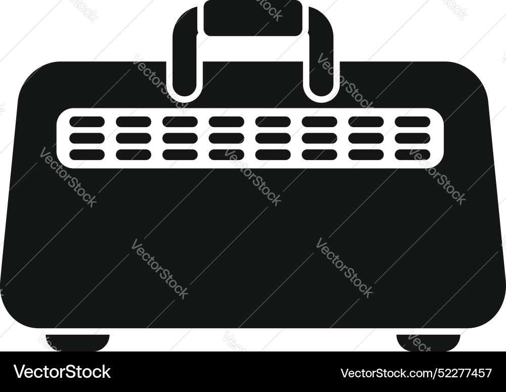 Portable air conditioner with handle for easy Vector Image