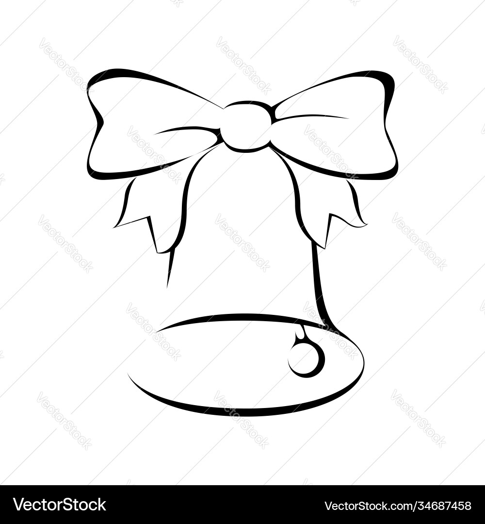 Bell sign Royalty Free Vector Image - VectorStock