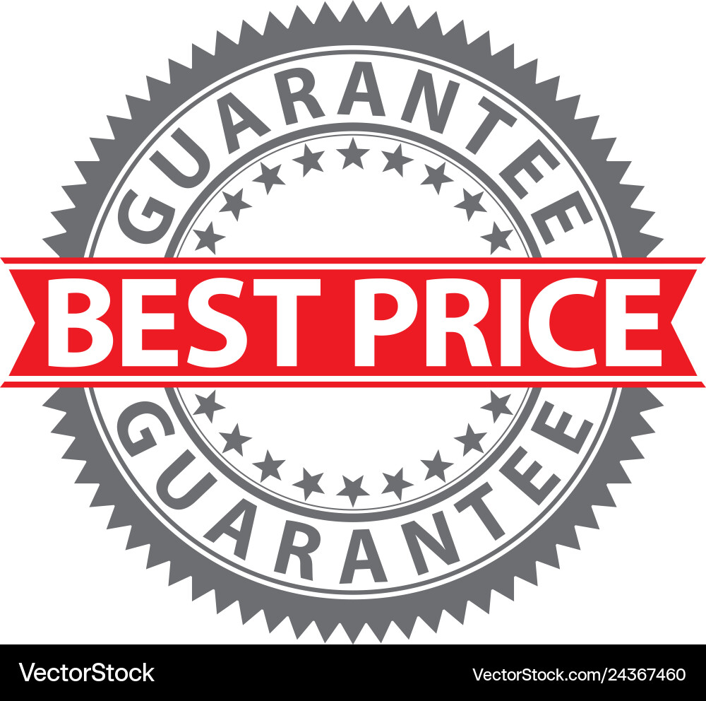 Best price guarantee sign Royalty Free Vector Image