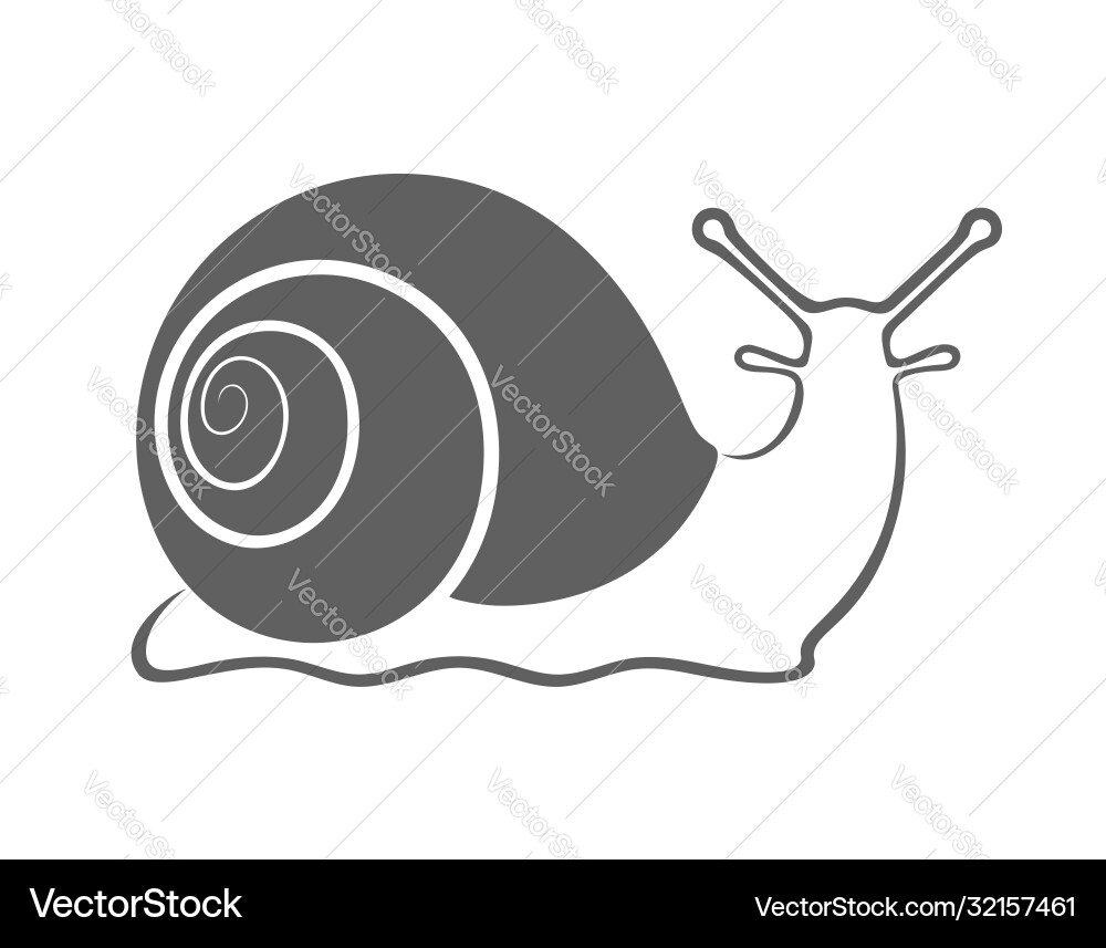 Snail icon Royalty Free Vector Image - VectorStock