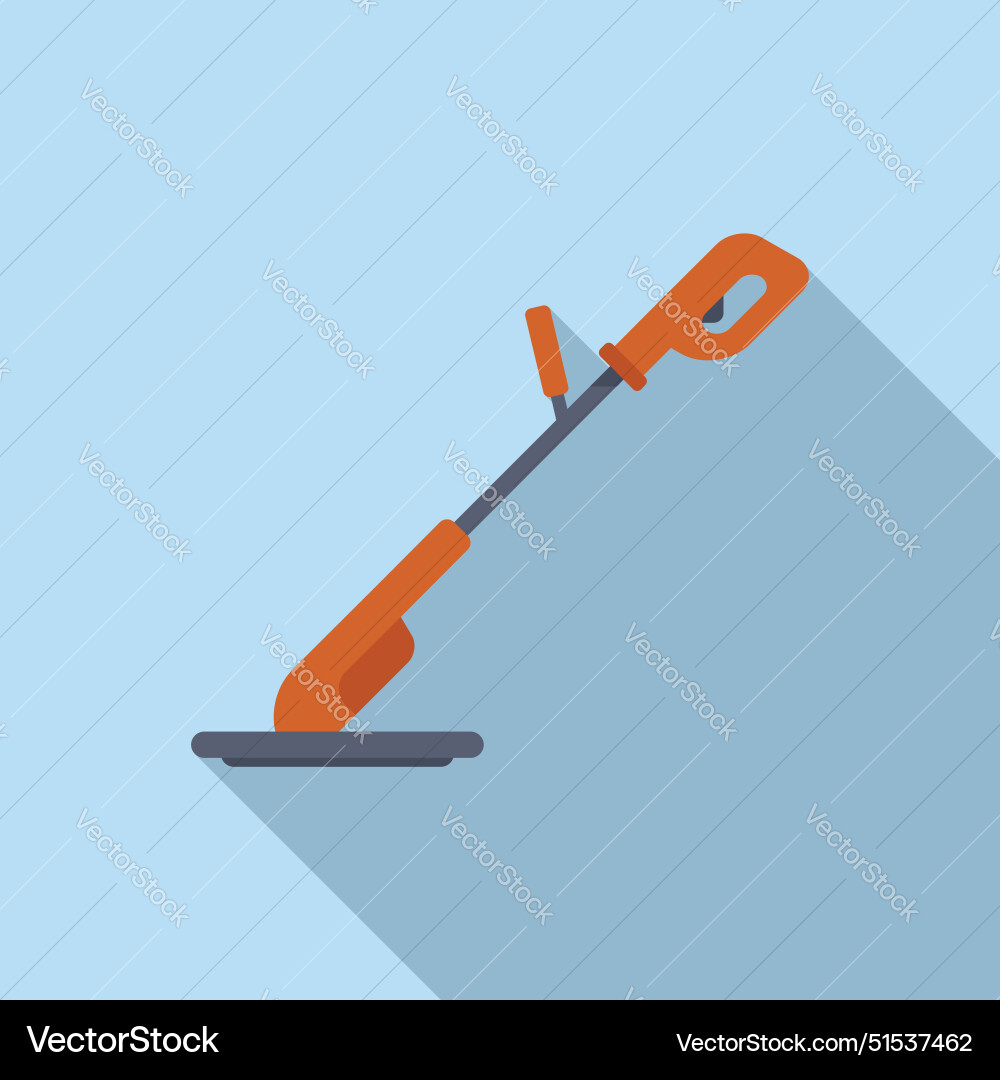 Flat design icon of floor mop Royalty Free Vector Image