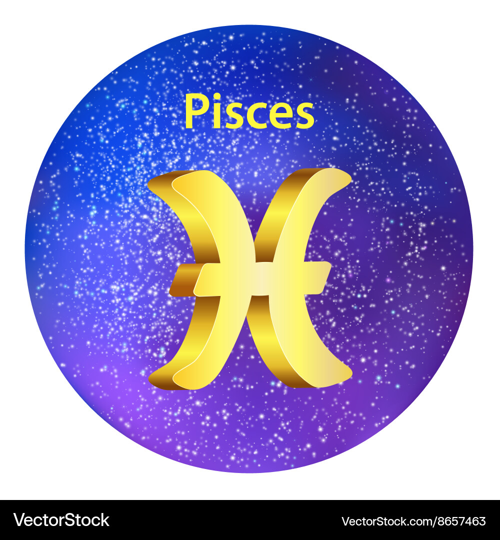 Pisces Royalty Free Vector Image - VectorStock