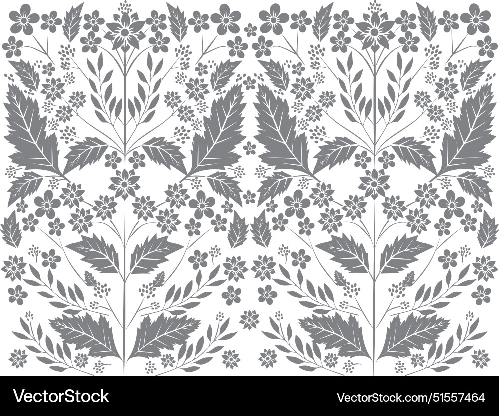 Flowering plants background wallpaper 2 Royalty Free Vector
