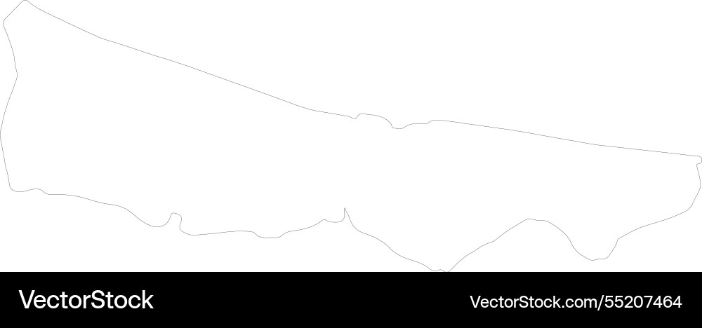 Istanbul turkey outline map Royalty Free Vector Image