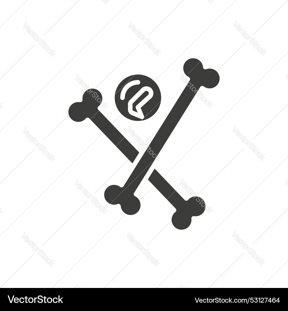 Multiple myeloma line icon isolated on white Vector Image