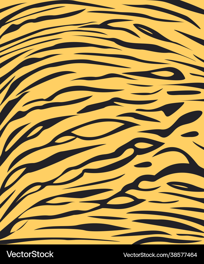 Tiger skin texture safari style Royalty Free Vector Image