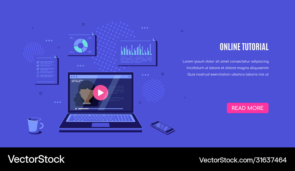 Video chat Royalty Free Vector Image - VectorStock