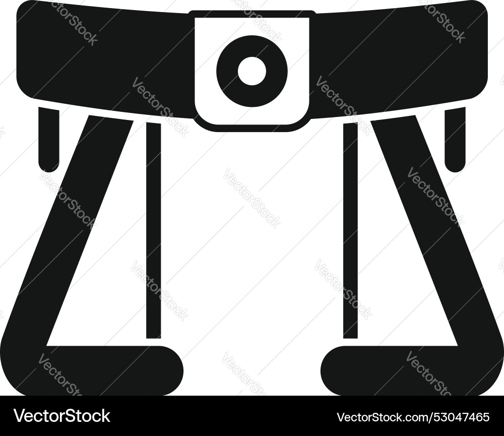 Baby walking harness icon showing first steps Vector Image