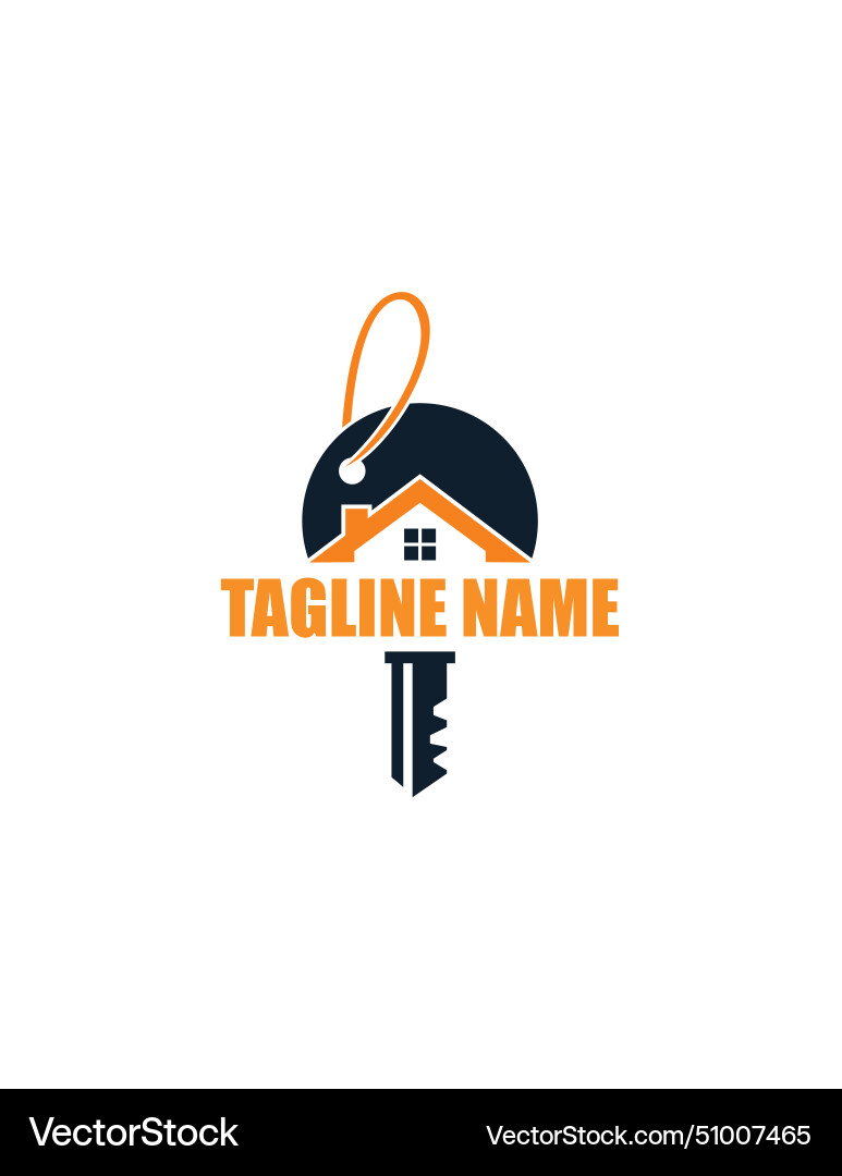 Key house logo Royalty Free Vector Image - VectorStock