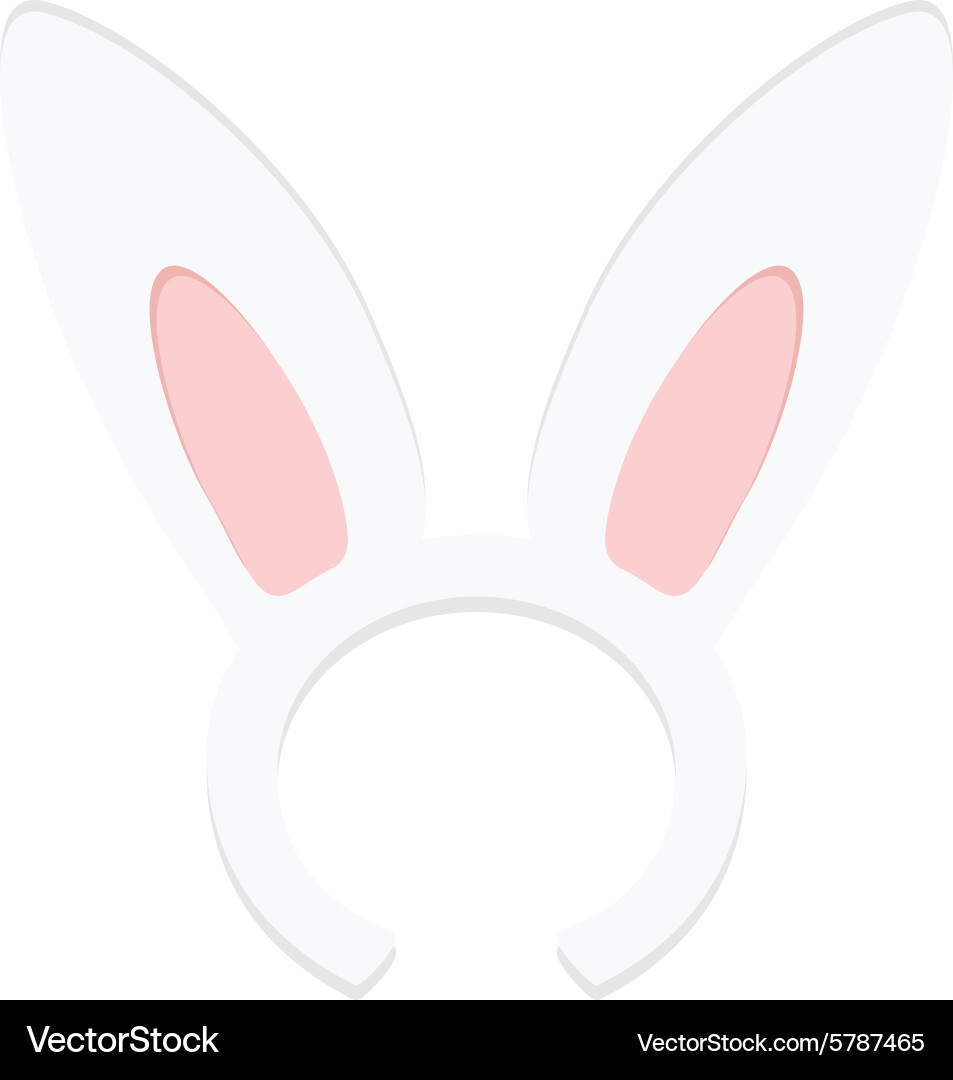Rabbit ears Royalty Free Vector Image - VectorStock