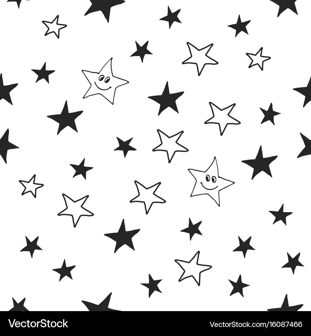 Star pattern Royalty Free Vector Image - VectorStock