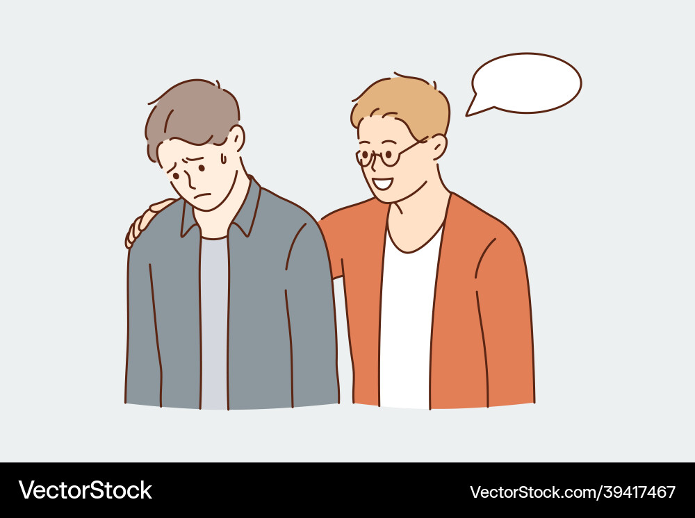 Empathy understanding and helping concept Vector Image