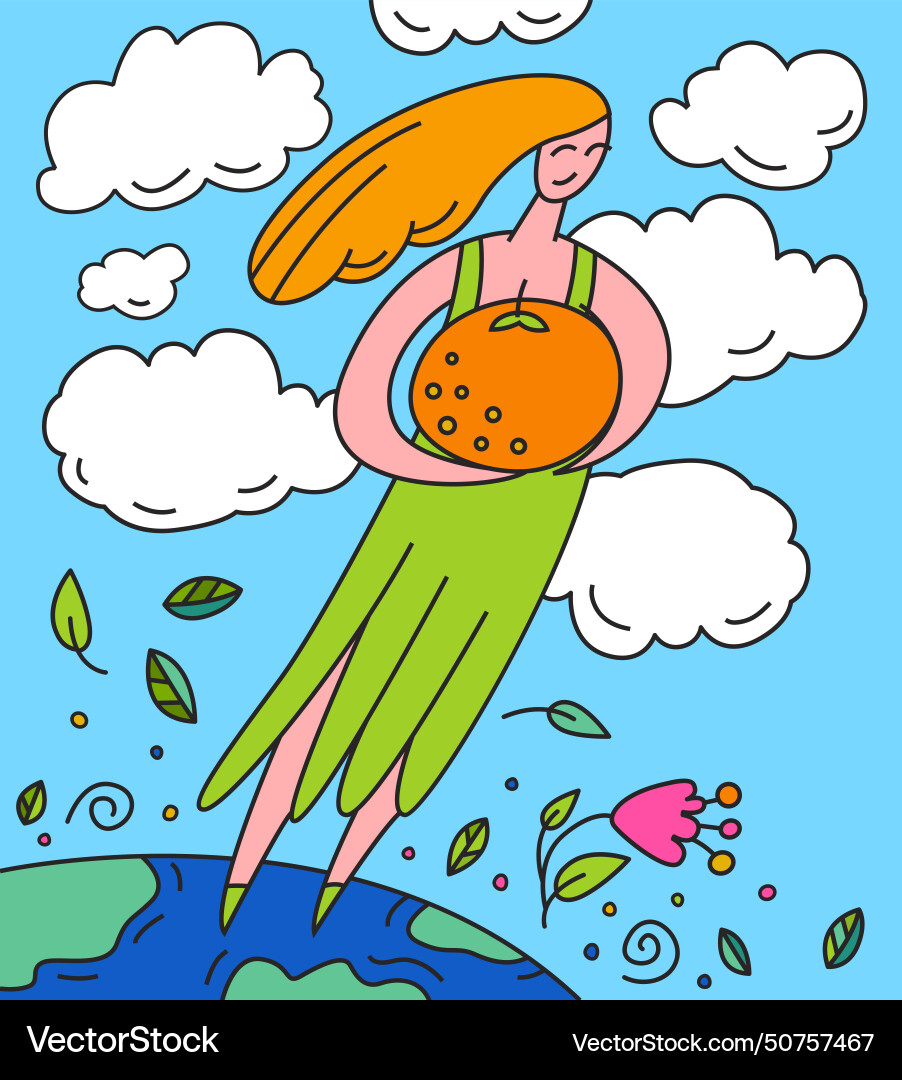 Hopecore aesthetic philosophy based on hope Vector Image