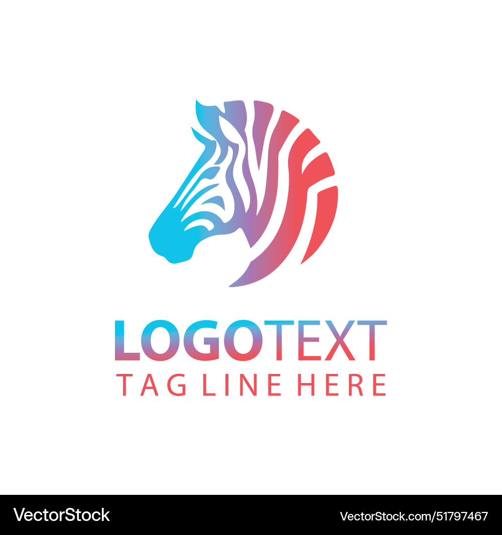 Zebra logo Royalty Free Vector Image - VectorStock