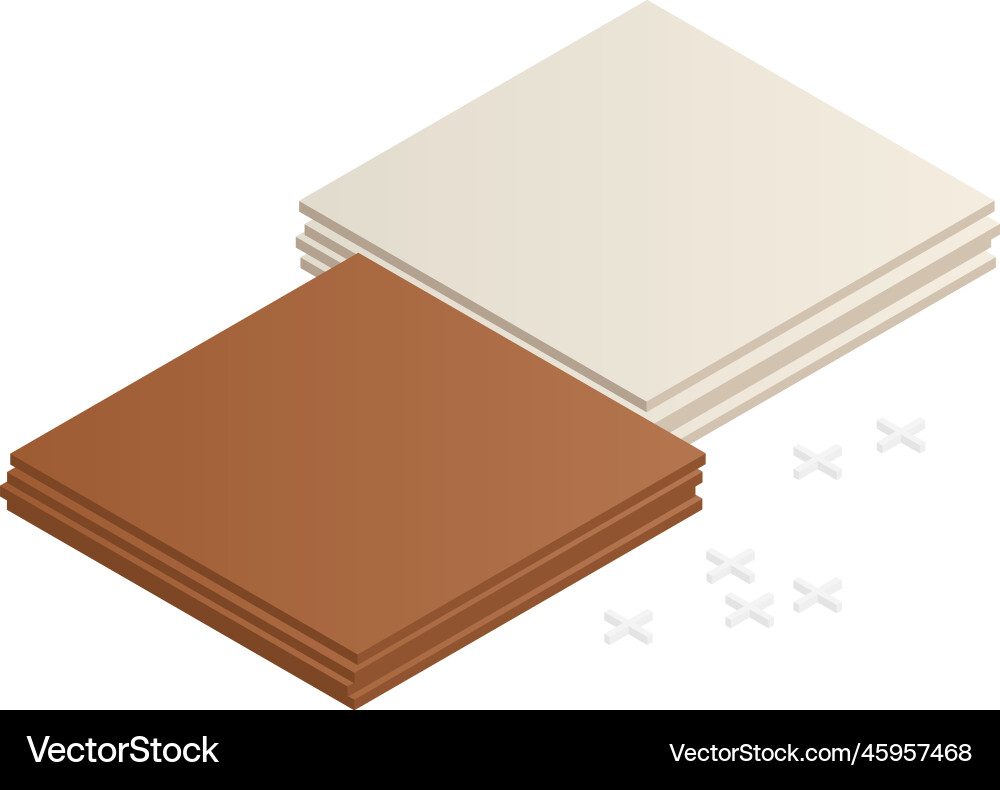 Construction materials panels composition Vector Image