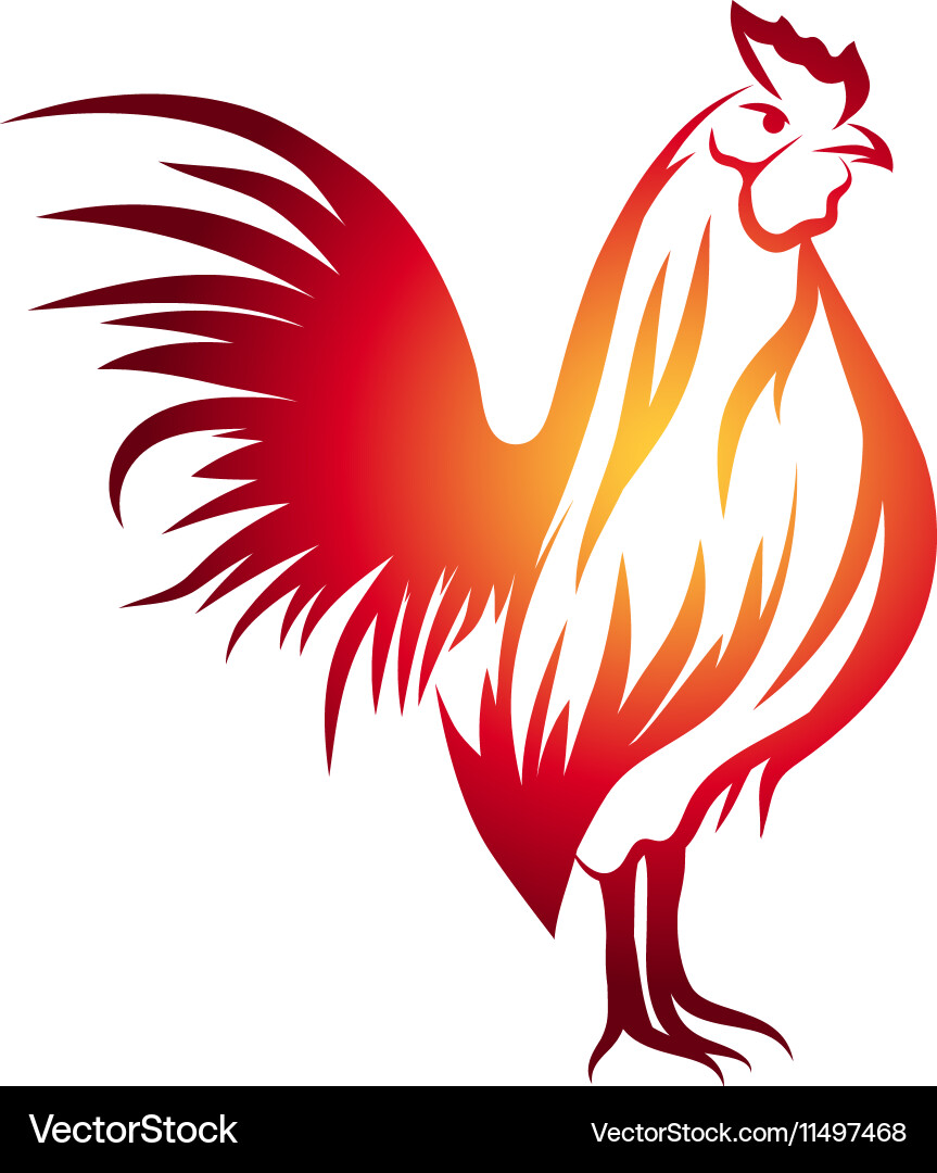 Rooster Royalty Free Vector Image - VectorStock