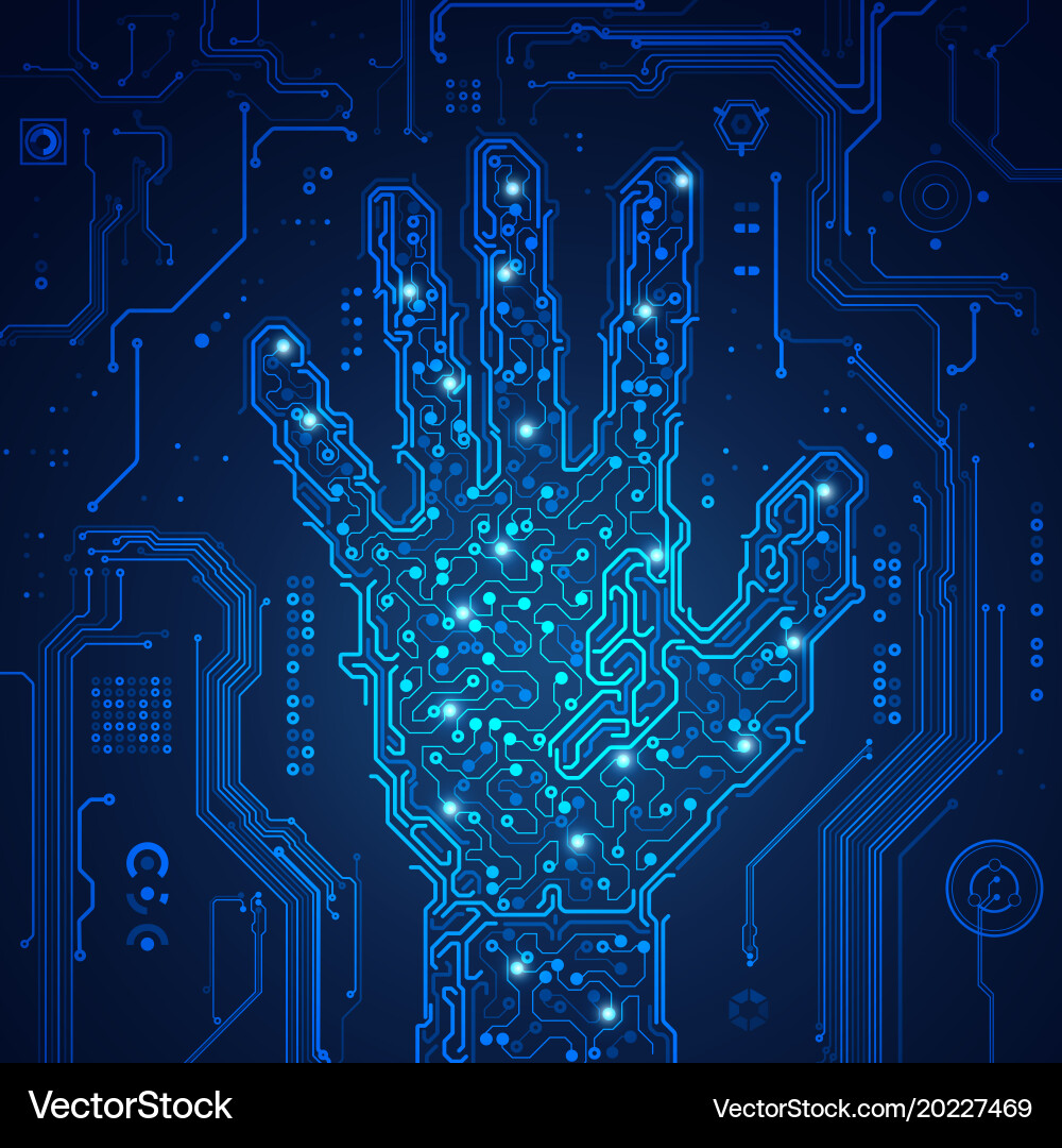 Circuit Board Hand Vector Images (over 1,400)