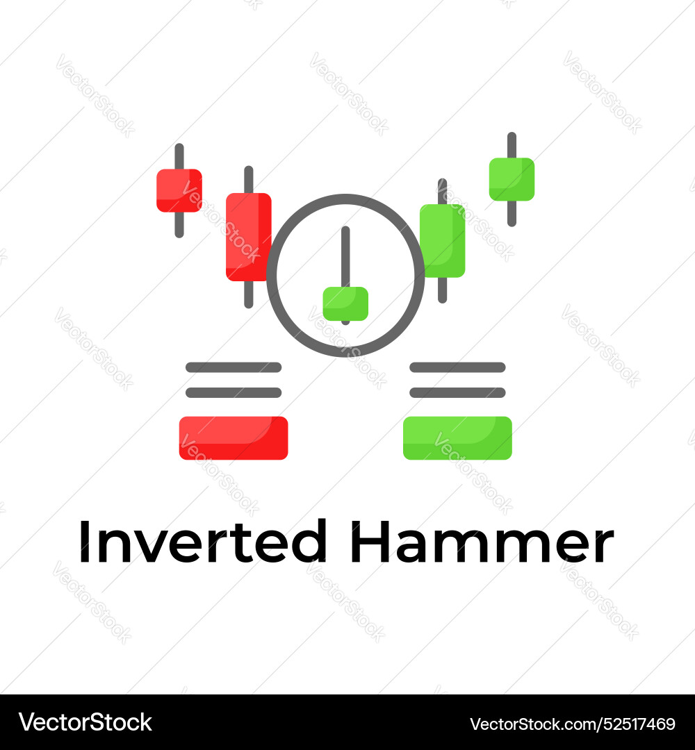 Inverted hammer Royalty Free Vector Image - VectorStock