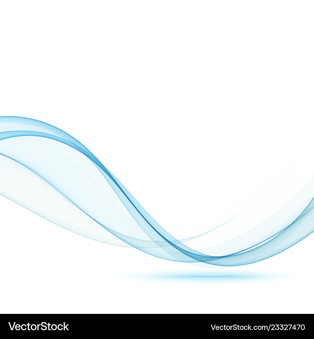 Blue modern abstract lines swoosh certificate Vector Image