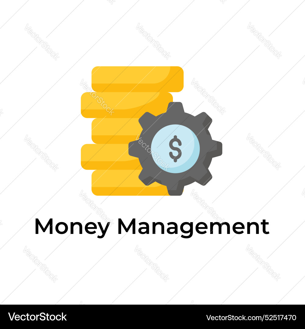 Money management Royalty Free Vector Image - VectorStock