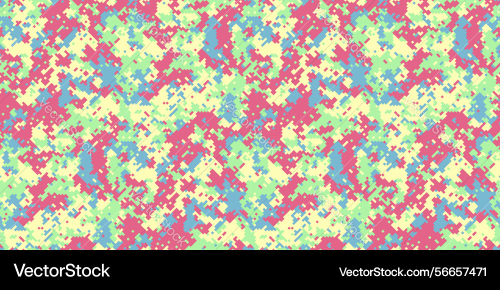 Abstract pastel camo pattern perfect for fashion Vector Image