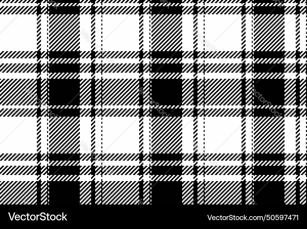 Curve tartan pattern background factory fabric Vector Image