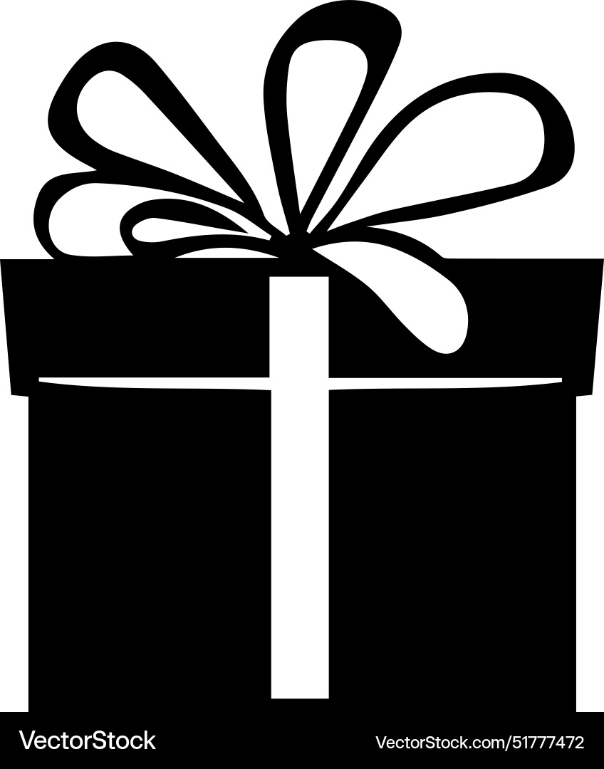 Gift boxes silhouettes collection Royalty Free Vector Image