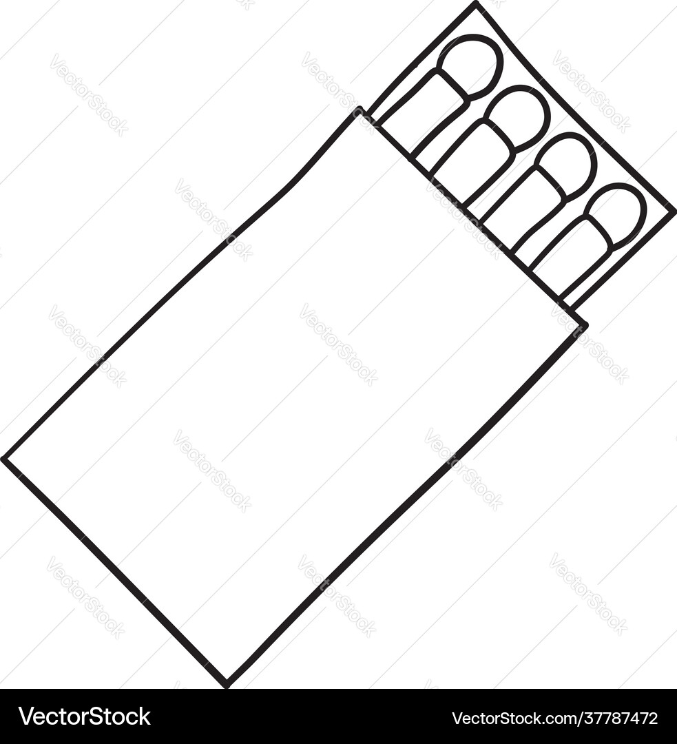 Icon match box Royalty Free Vector Image - VectorStock