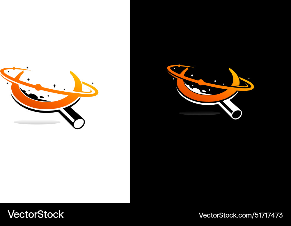 Search logo symbol design Royalty Free Vector Image