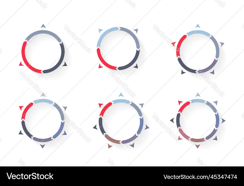 Circle arrows Royalty Free Vector Image - VectorStock