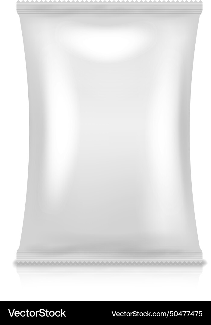 Foil pack for snack Royalty Free Vector Image - VectorStock