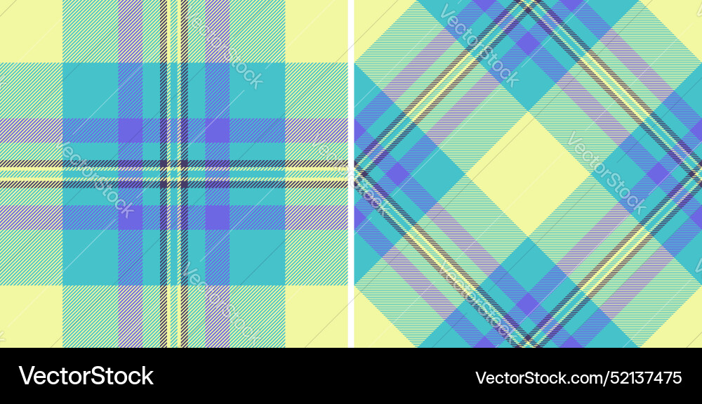 Plaid background of textile fabric texture Vector Image