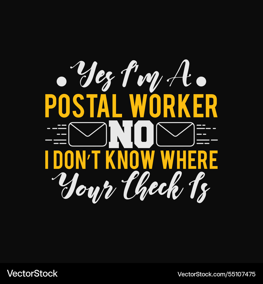 Postal worker funny mail carrier mailman post offi