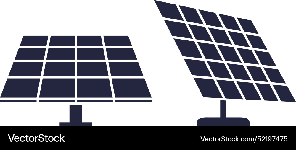 Solar panel Royalty Free Vector Image - VectorStock