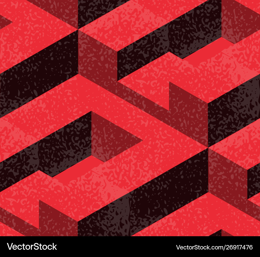 Abstract geometric isometric Royalty Free Vector Image