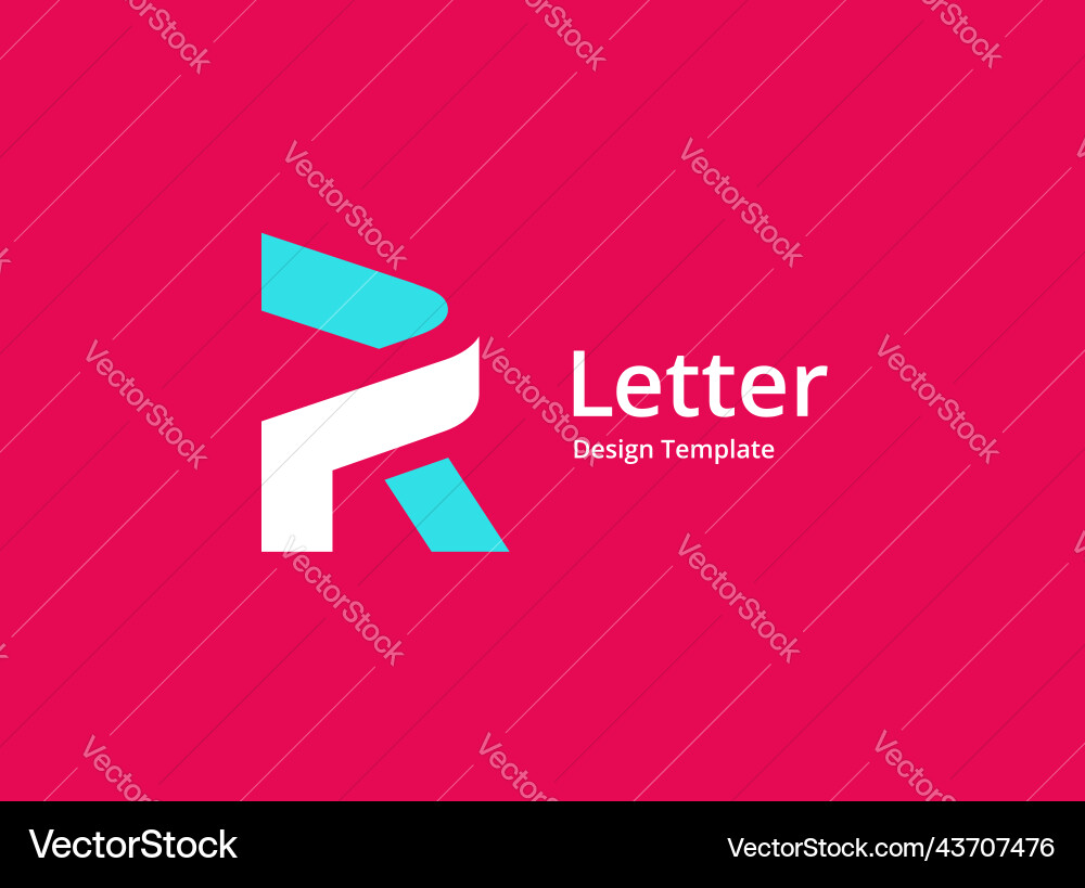 Buchstaben r Logo Symbole Design Template-Elemente