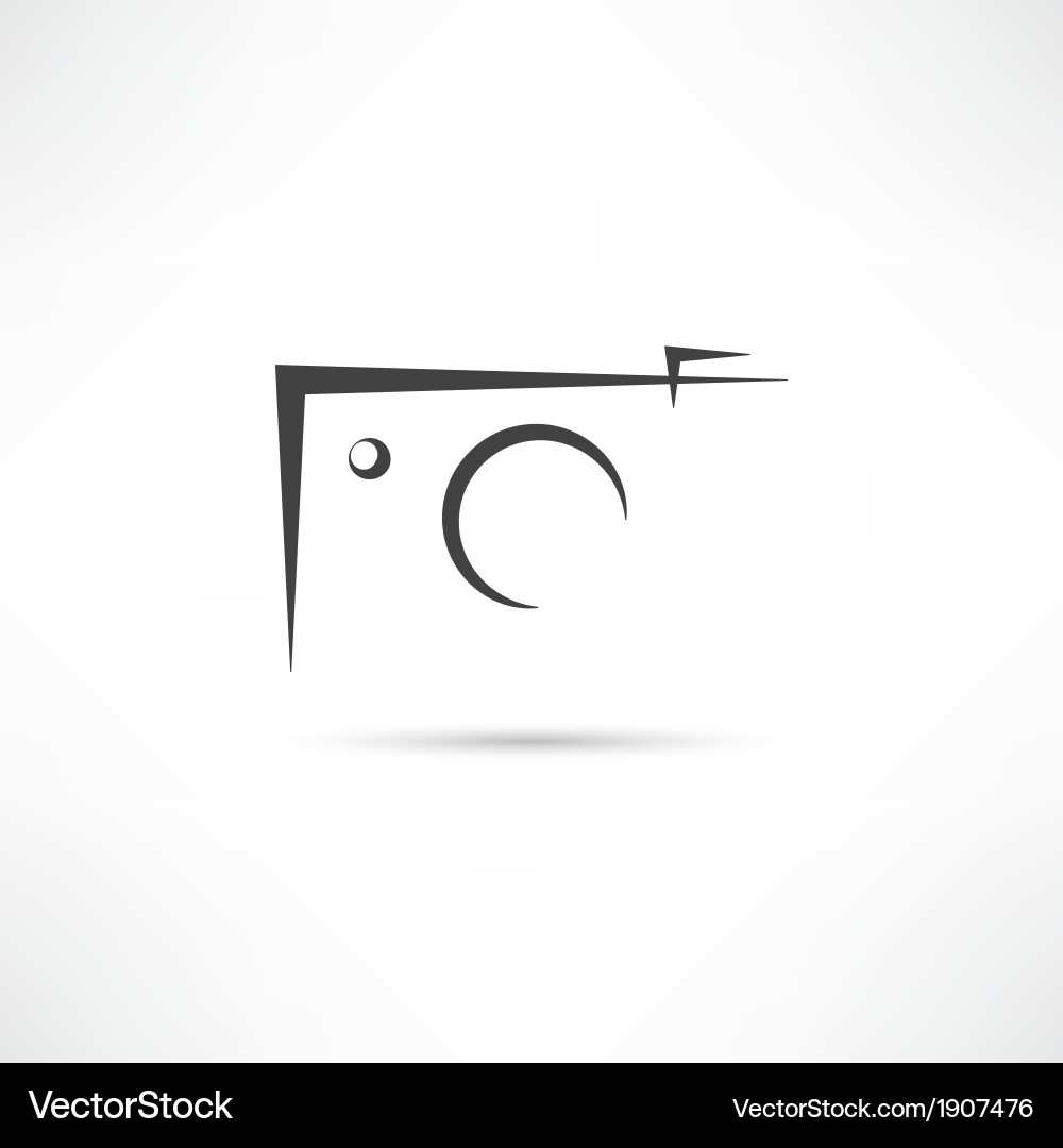 Simple photo icon Royalty Free Vector Image - VectorStock