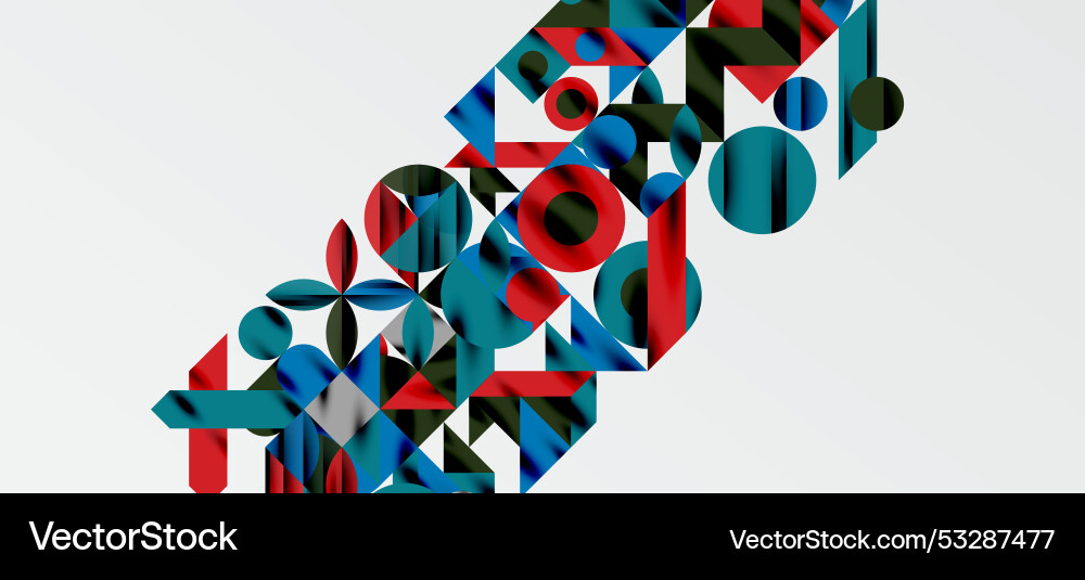 Geometric neo patterns abstract background Vector Image