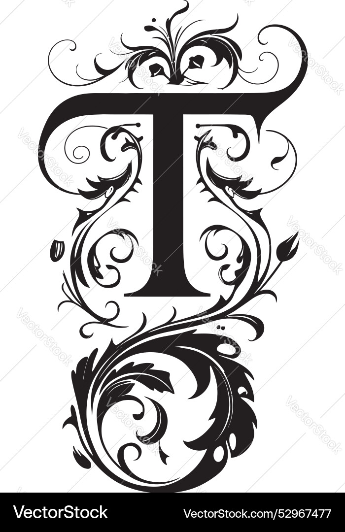 Titanic patterns majestic font t decor tune Vector Image