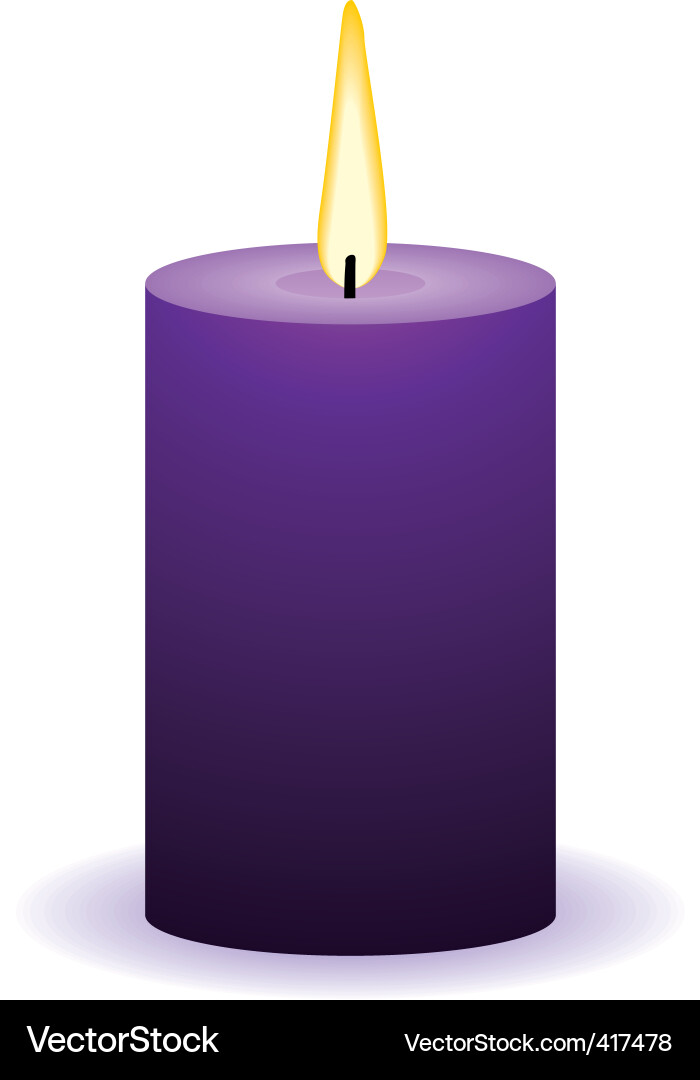 Candle Royalty Free Vector Image - VectorStock